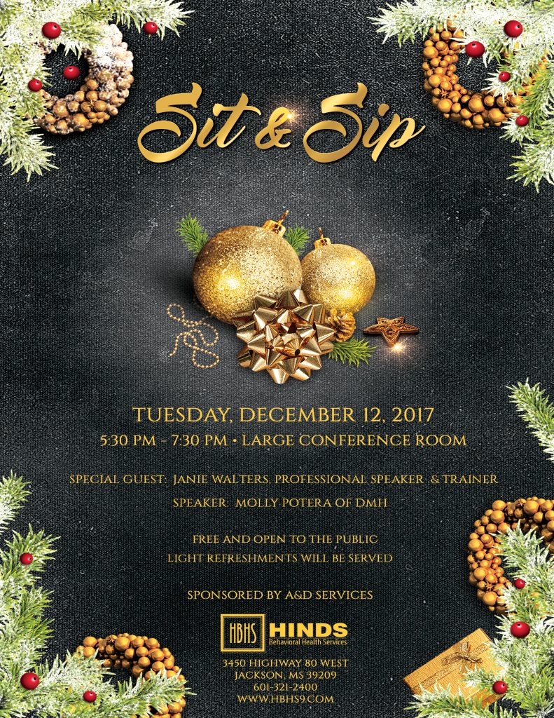 Sit and Sip - Hinds Behavioral Health Services - Region 9