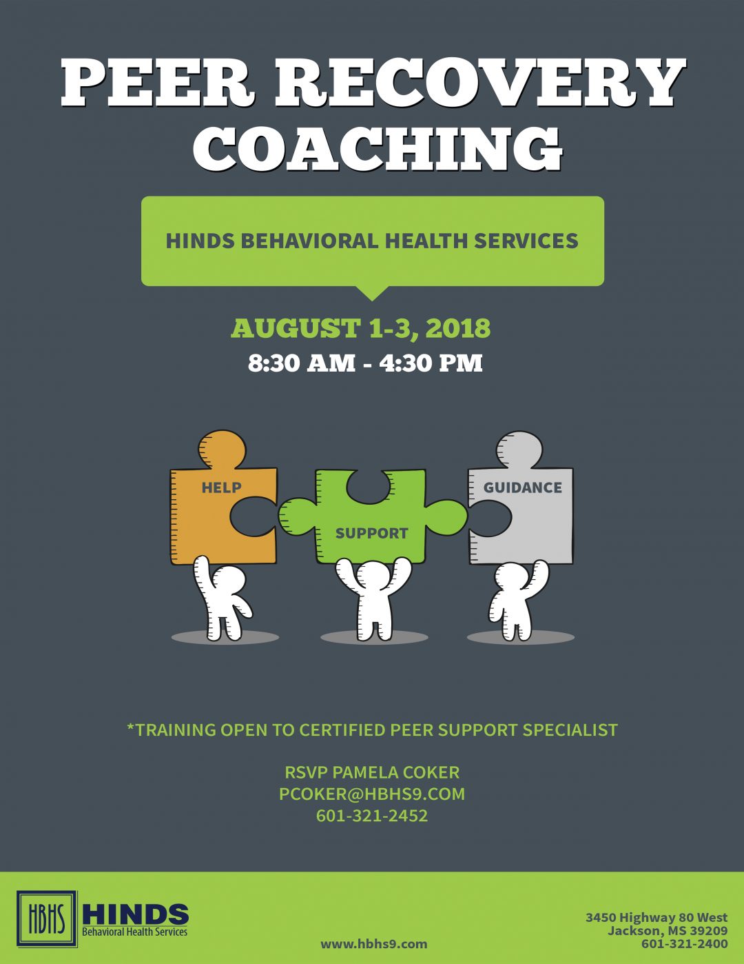 Peer Recovery Coaching – Training - Hinds Behavioral Health Services ...