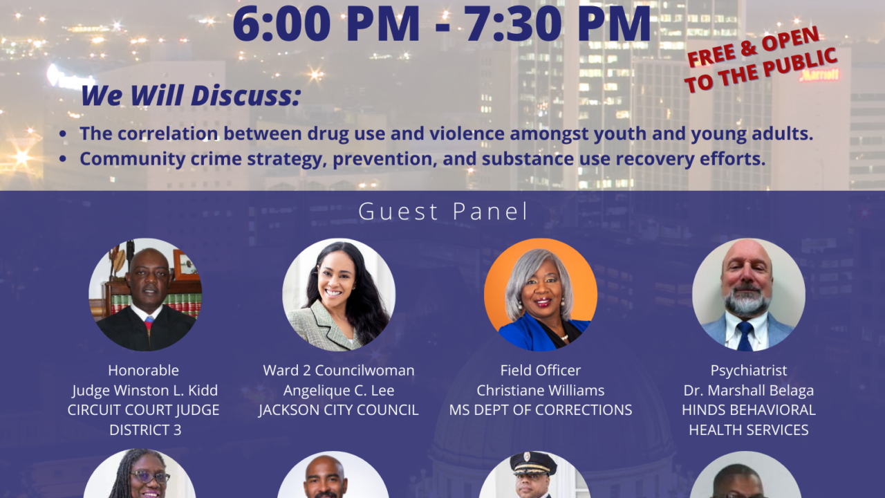 Youth Violence and Drug Use Town Hall - Hinds Behavioral Health ...