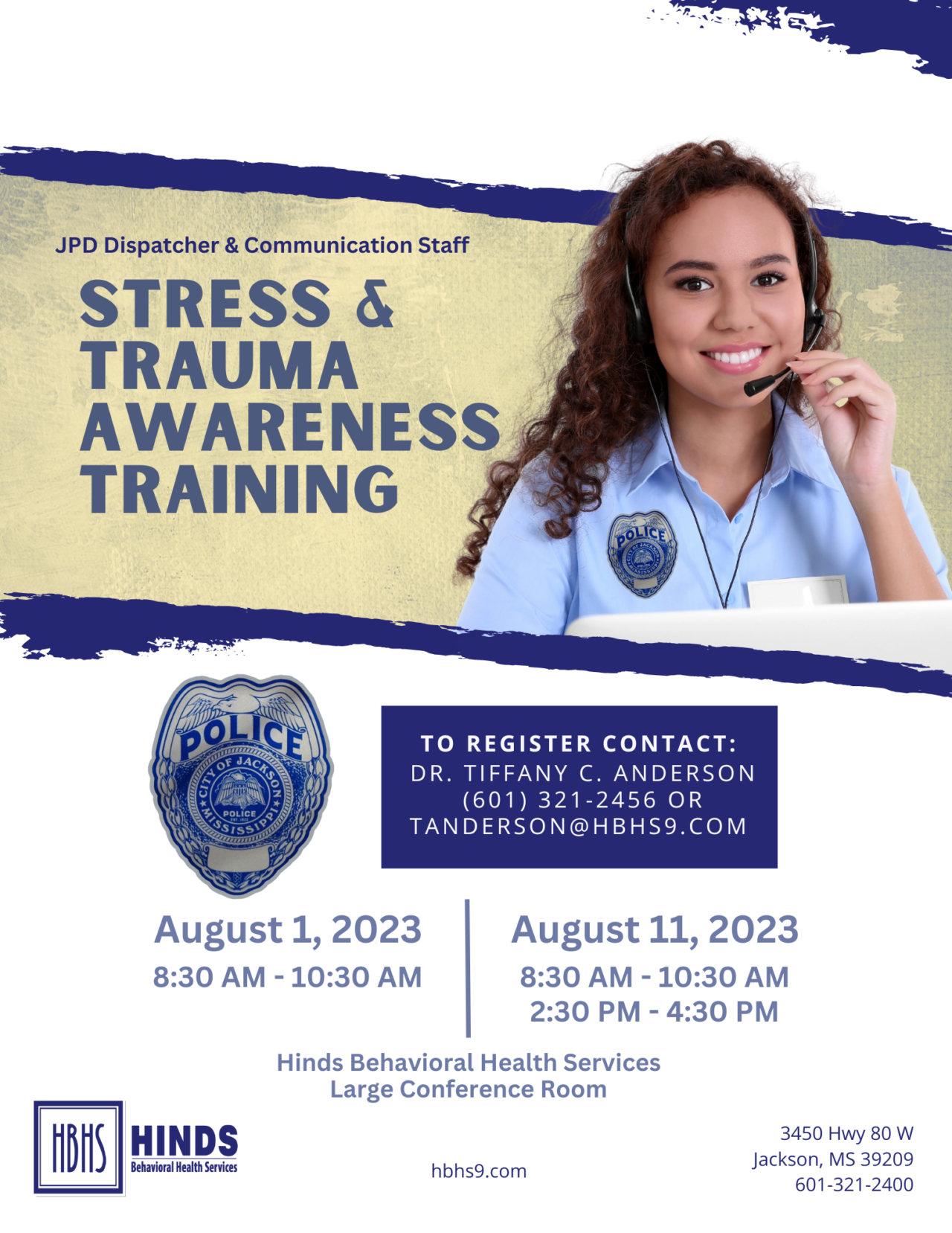 Stress & Trauma Awareness Training - Hinds Behavioral Health Services ...