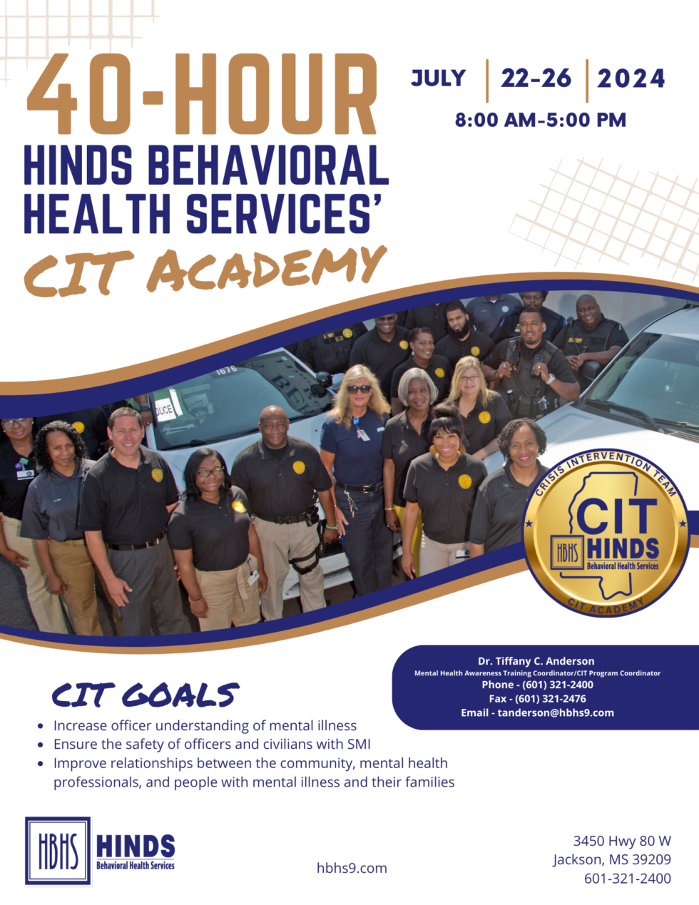 CIT 40-Hour Training - Hinds Behavioral Health Services - Region 9