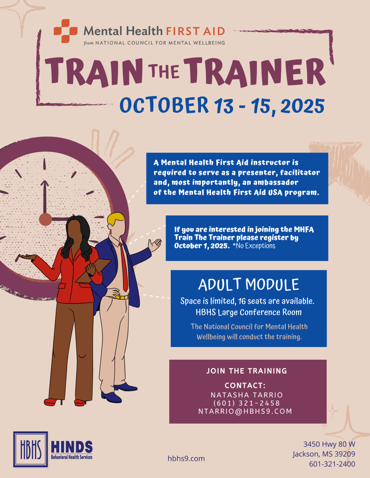 Mental Health First Aid Train the Trainer - Hinds Behavioral Health ...